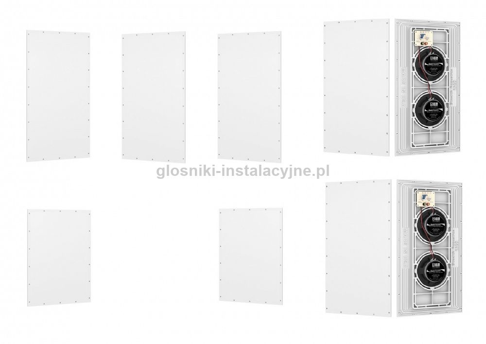 Stealth Acoustics LR3G/LR8G/B30G kino domowe 5.2 / ściana