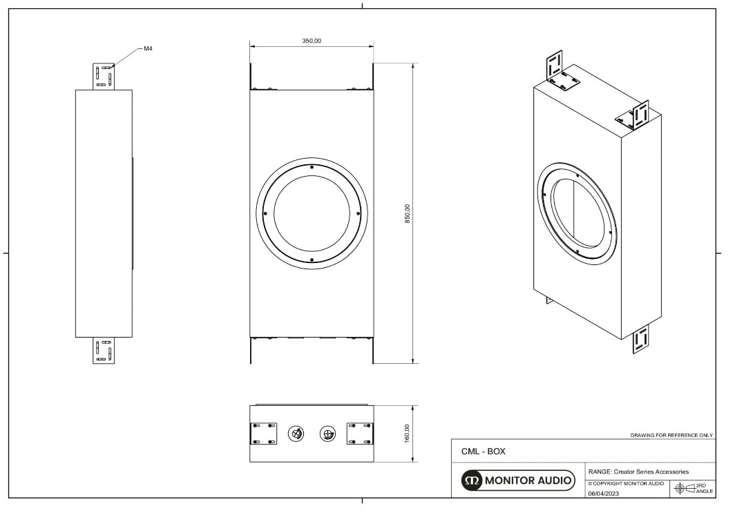 Monitor Audio CML-BOX obudowa do głośników podtynkowych